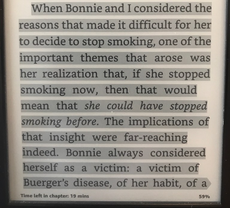 Making a change means acknowledging the difference making the change ...